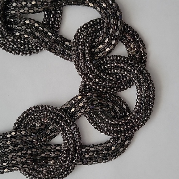 Jewelry | Graphite Beaded Necklace | Poshmark